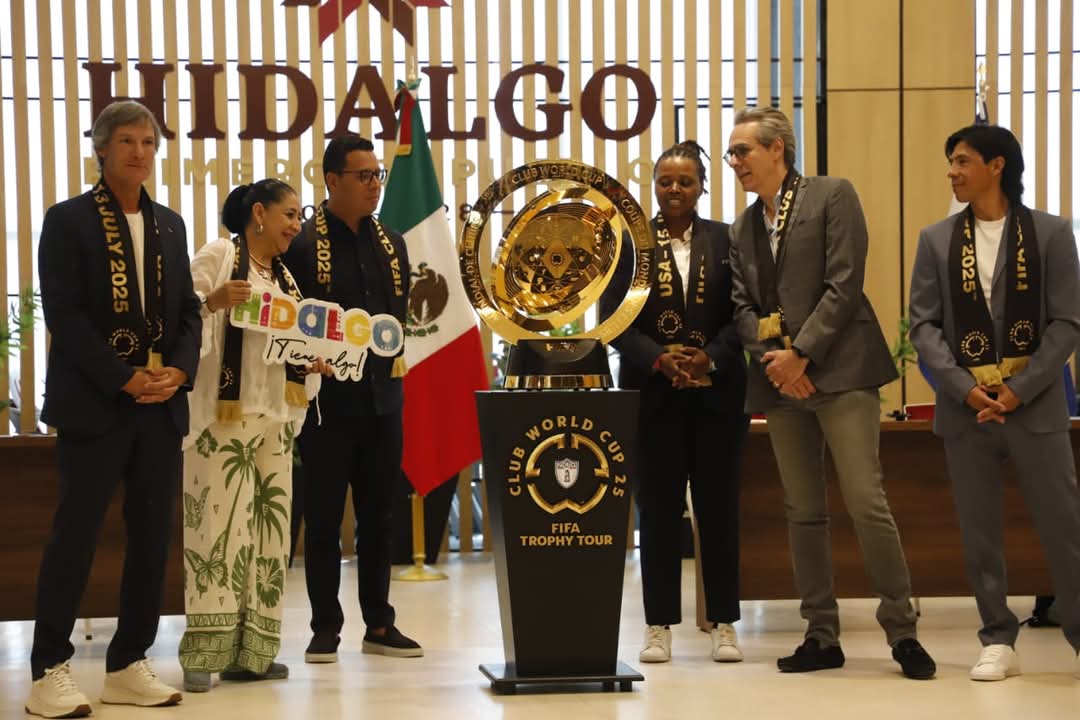 🏆 ¡Orgullo Mundialista! Llega a Pachuca el Trofeo del Mundial de Clubes ...